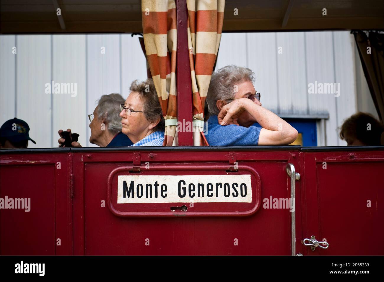 Switzerland, Canton Ticino, Monte Generoso Railway, steam train Stock ...
