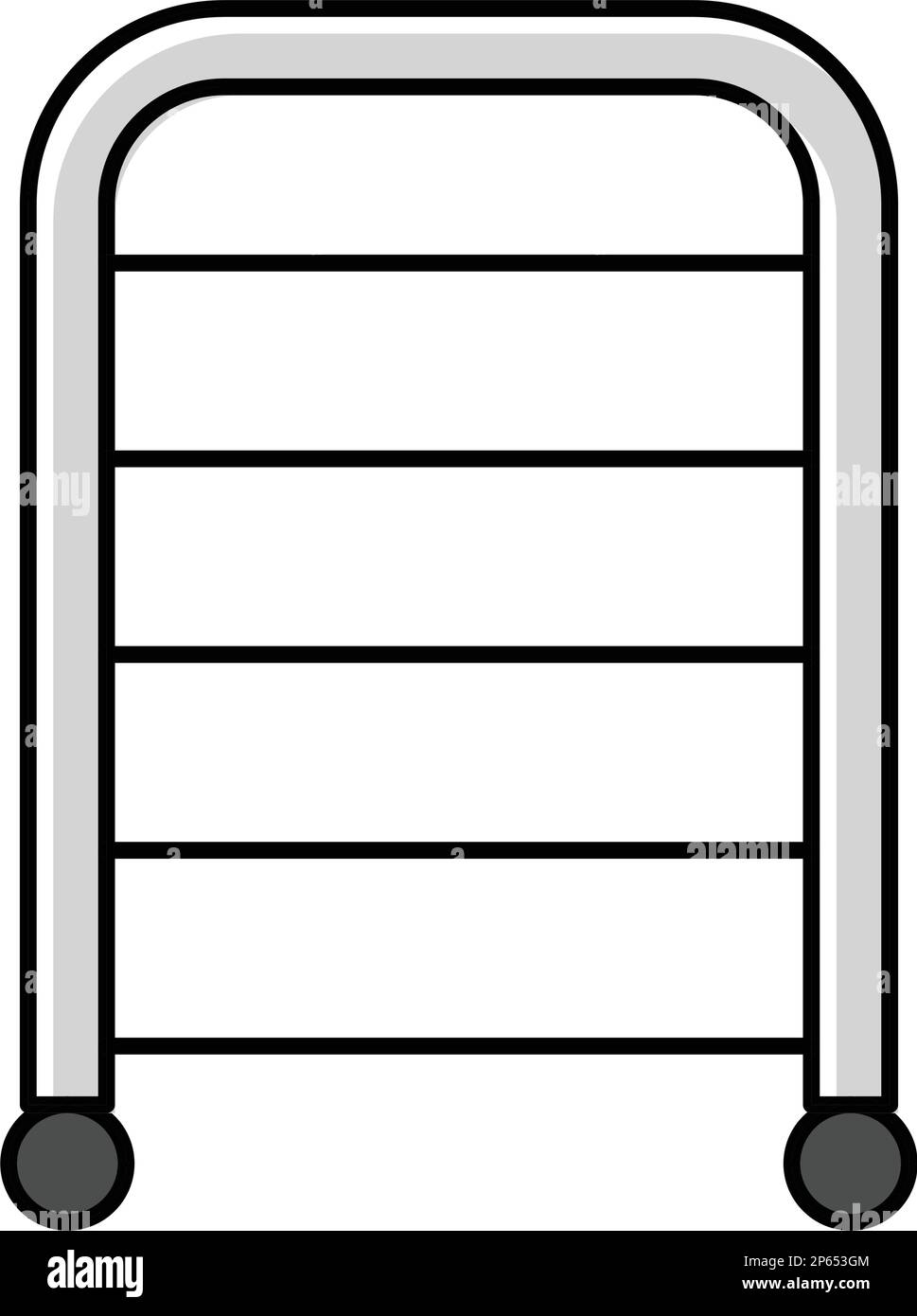 meat department rack color icon vector illustration Stock Vector Image ...