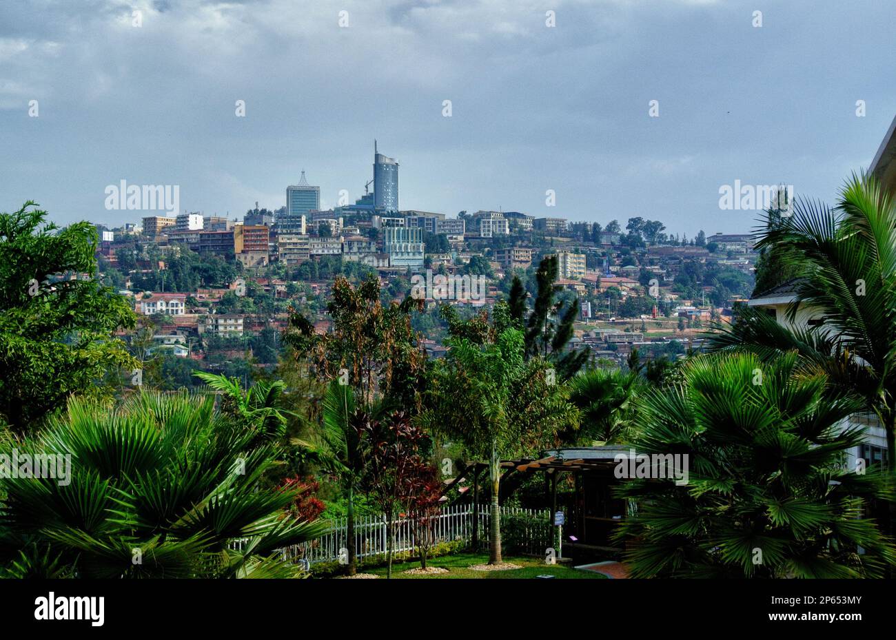 A view of downtown Kigali during travel in Kigali Rwanda Africa(Credit ...