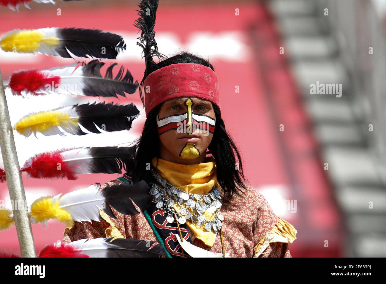 Florida State Chief Osceola during the game against Wake Forest at Doak ...