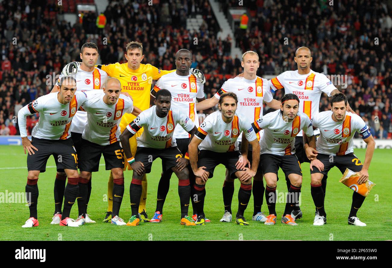 Galatasaray team group.Football - Manchester Utd v Galatasaray - UEFA ...