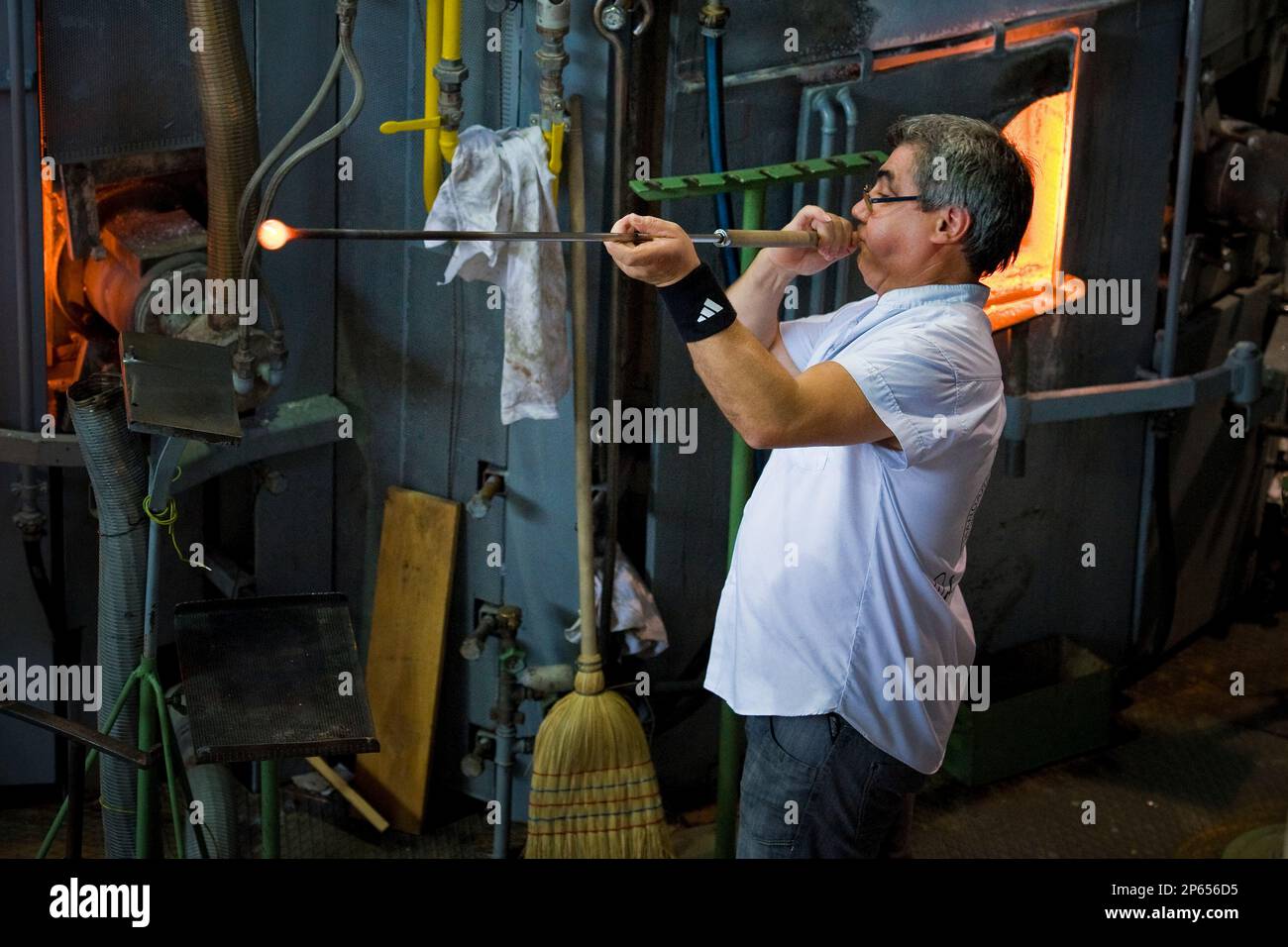 Switzerland, Canton Nidwalden, Hergiswil, Glasi glassware Stock Photo ...