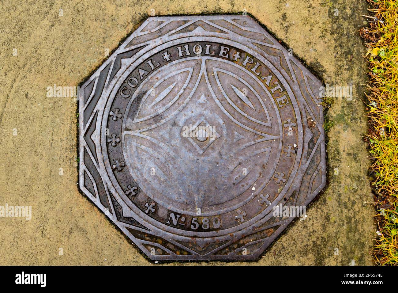 Coal hole Plymouth Stock Photo - Alamy