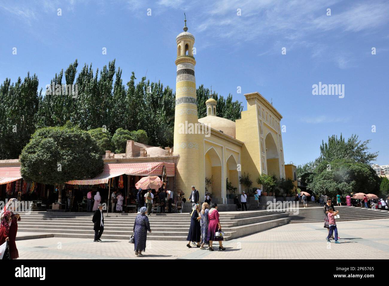 China, Xinjiang, Kashgar, Id Kad mosque Stock Photo - Alamy