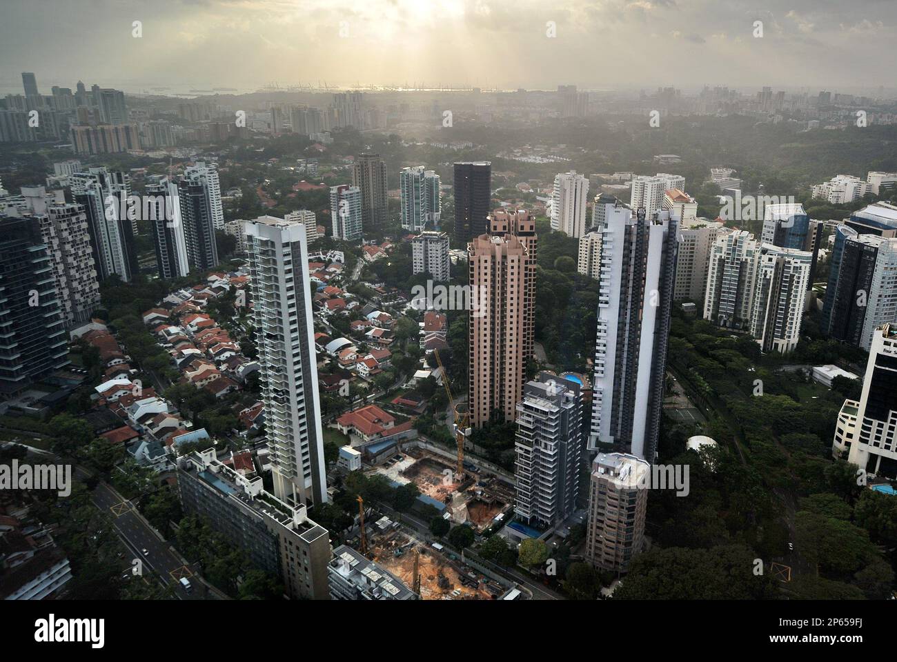 High-rise buildings, skyscrapers, office towers and condominium ...