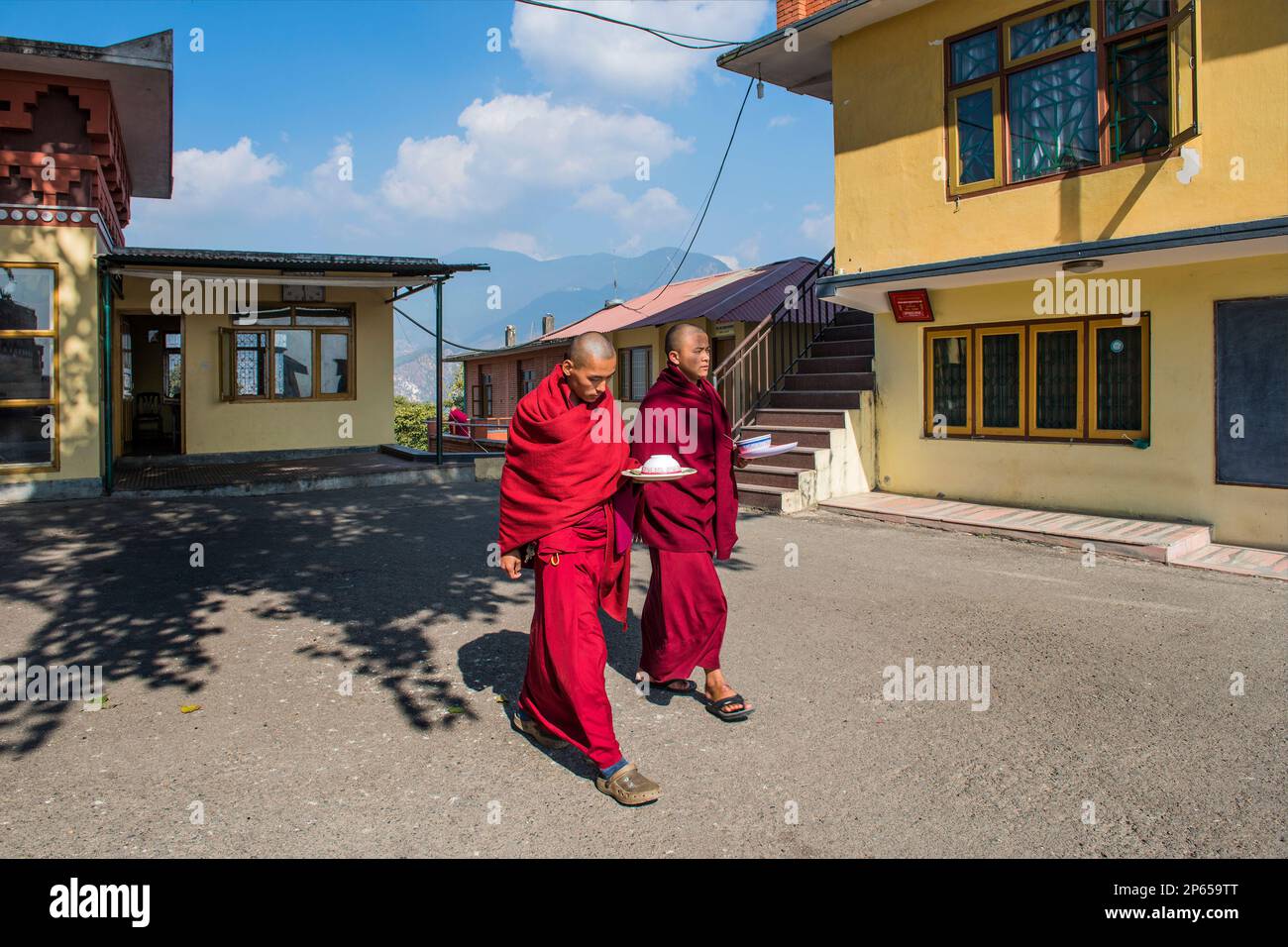 Nepal, Kopan monastery Stock Photo - Alamy