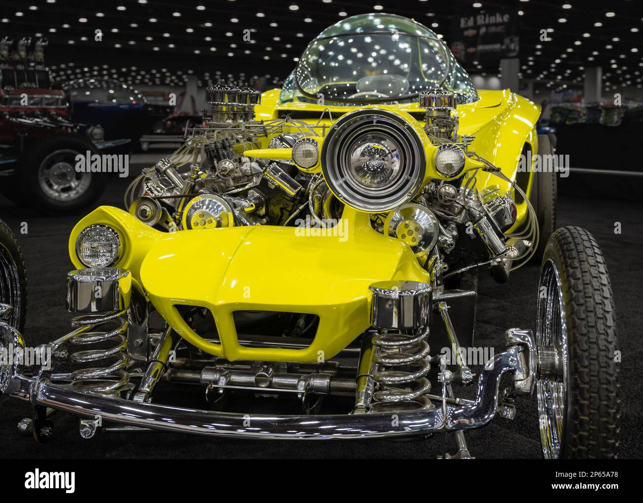 DETROIT, MI/USA - February 24, 2023: "Mysterion" / Ed Roth tribute car ...