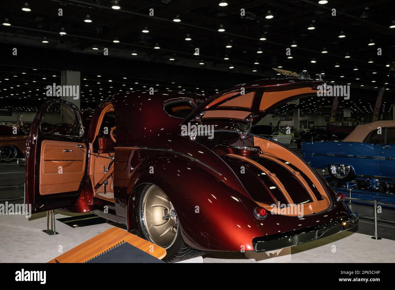 DETROIT, MI/USA - February 24, 2023: A 1941 Willys Coupe interpretation ...