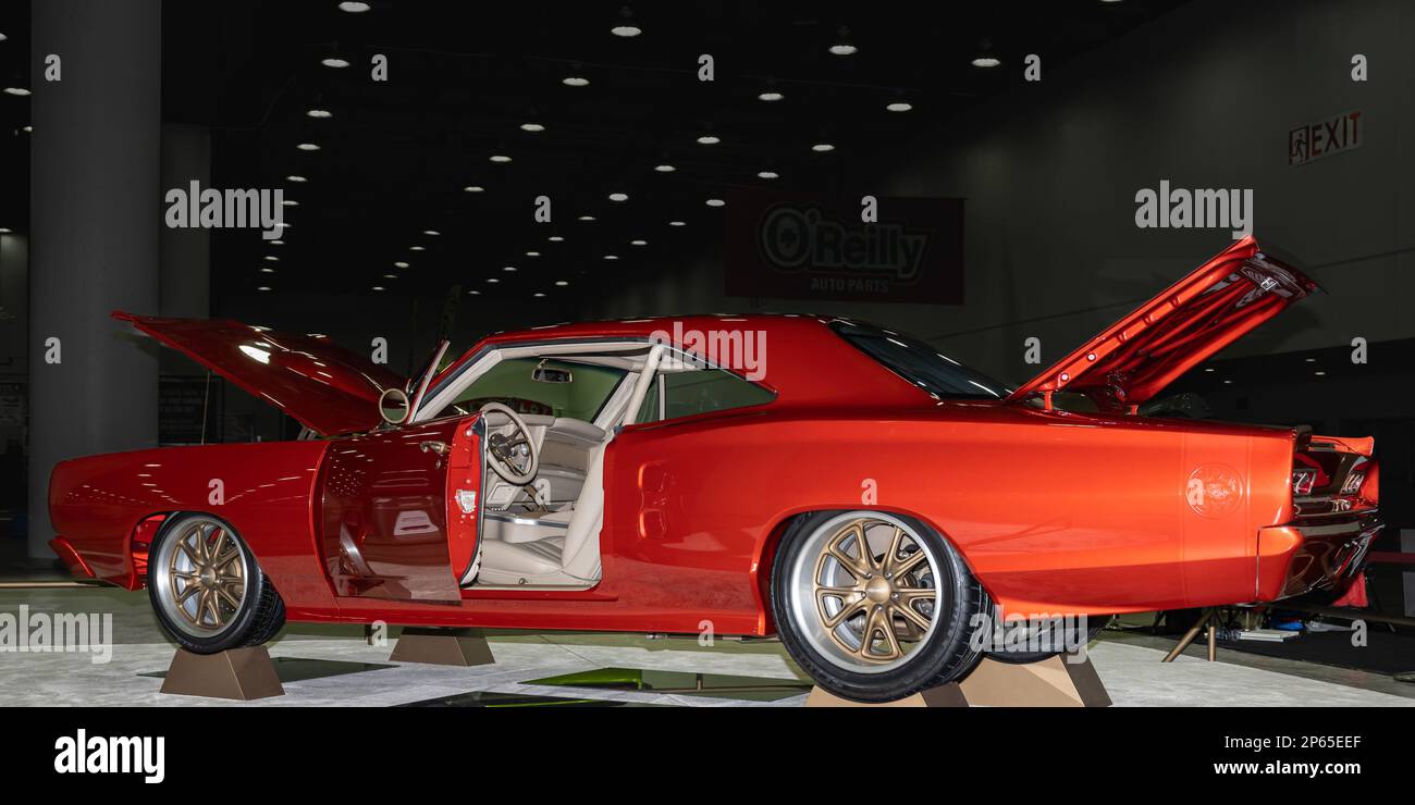 DETROIT, MI/USA - February 24, 2023: A 1969 Dodge Coronet Super Bee ...