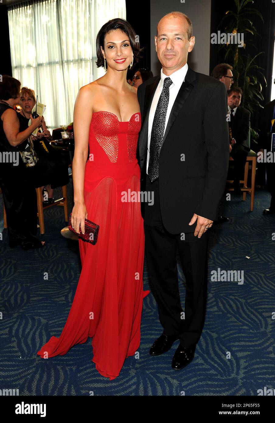 LOS ANGELES, CA - SEPTEMBER 15: Morena Baccarin (L) and Howard Gordon ...