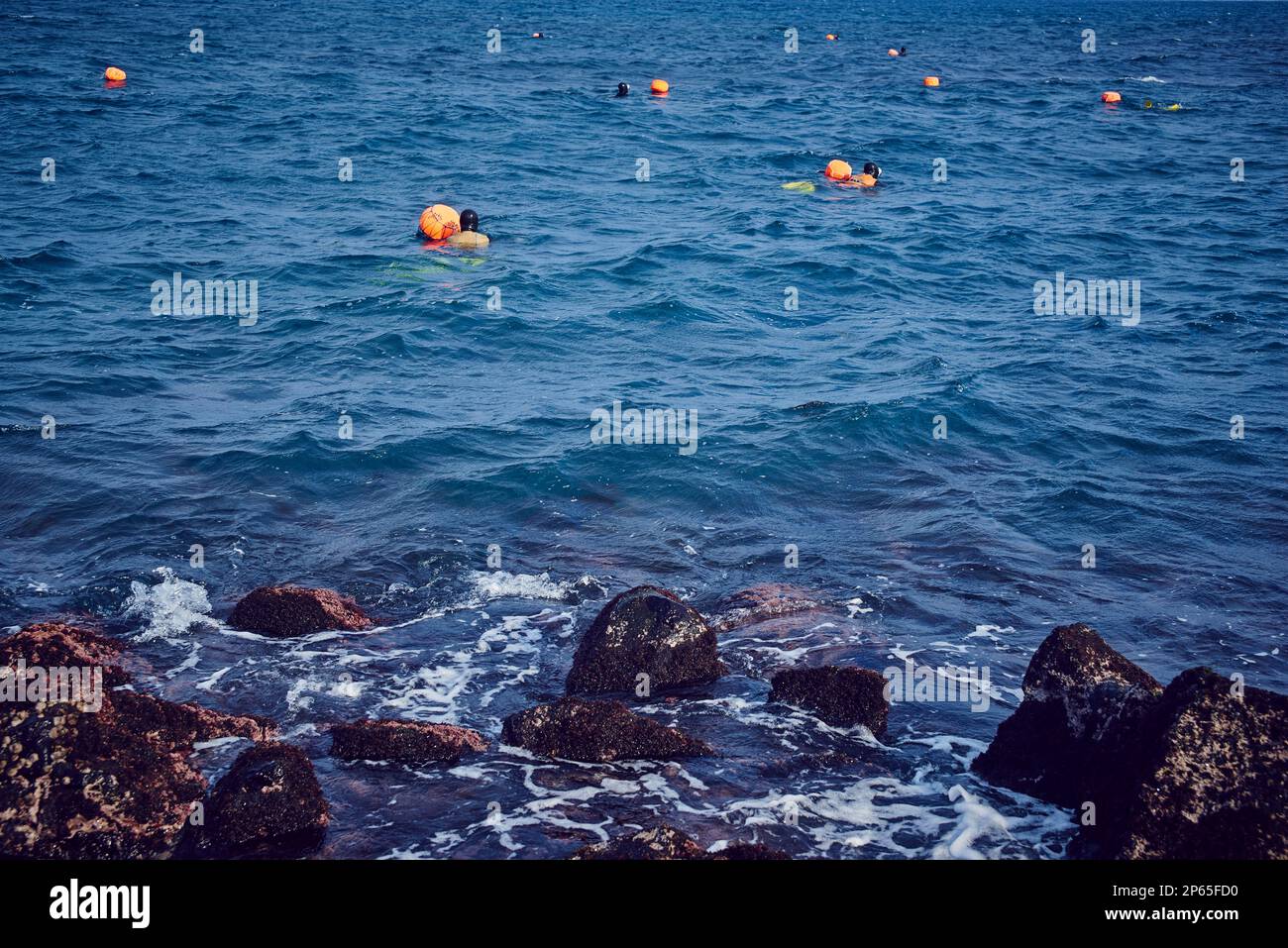 Haenyeo, the female divers in the Jeju island, South Korea Stock Photo ...