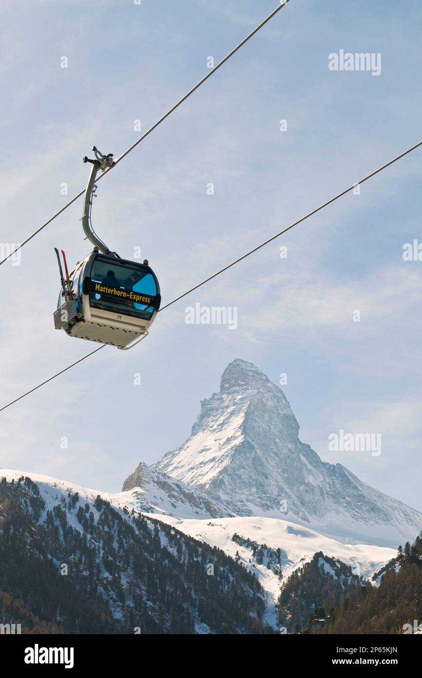 Cableway, Zermatt, Switzerland Stock Photo - Alamy