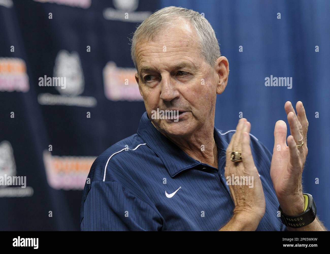 Thursday September 13, 2012: Outgoing Connecticut head coach Jim ...