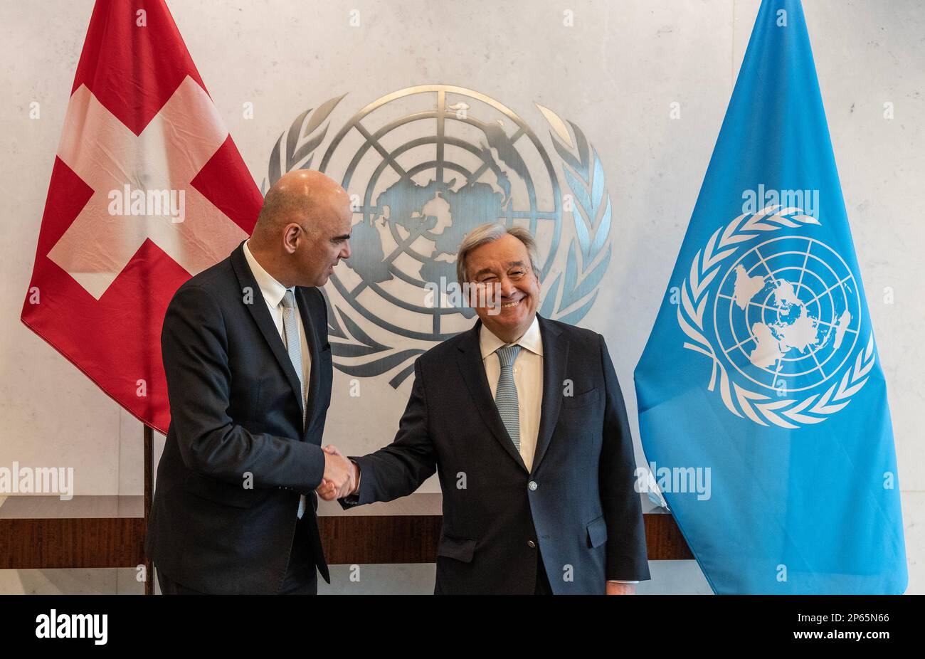 UN Secretary-General Antonio Guterres meets with President of Swiss ...