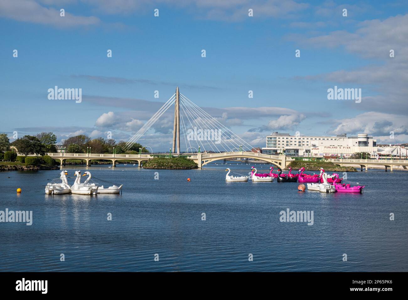 Southport Pleasureland Park and Marine Lake, Sefton, Merseyside ...