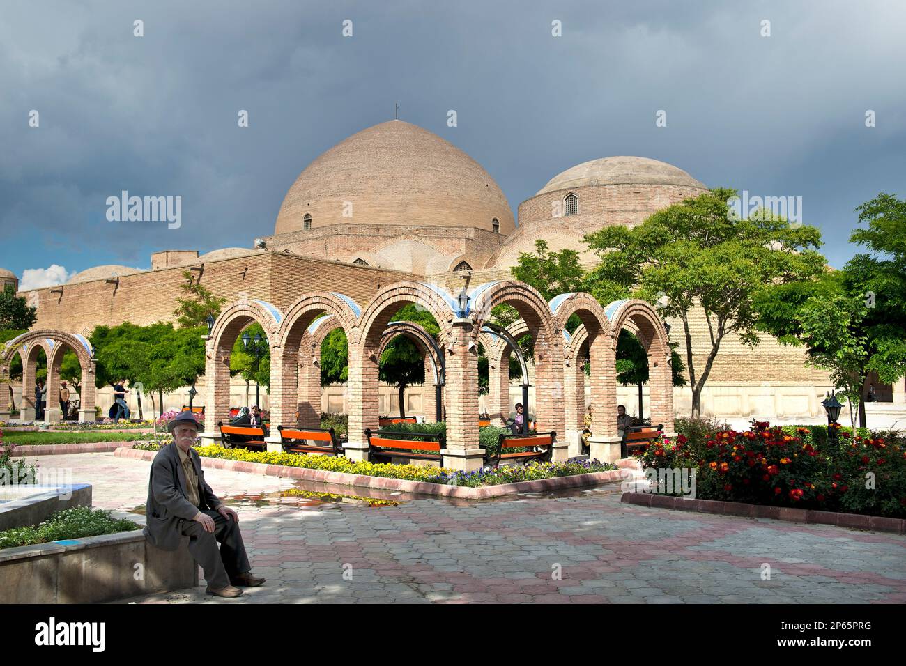 Asia, Iran, Tabriz, Blue mosque Stock Photo - Alamy
