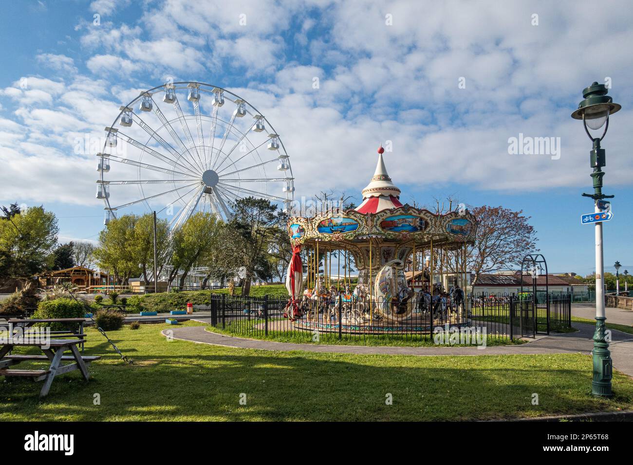 Southport Pleasureland Park and Marine Lake, Sefton, Merseyside ...