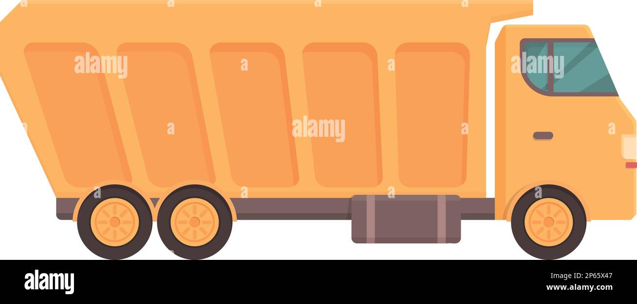 Car truck icon cartoon vector. Tipper dumper. Machine vehicle Stock ...