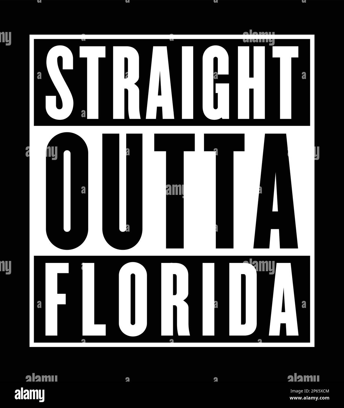 Straight but not narrow sticker Stock Vector Images - Alamy