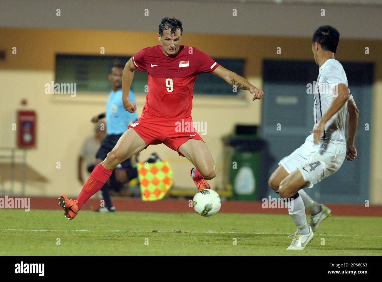 Singapore striker Aleksandar Duric looking to find a way past Hong Kong ...
