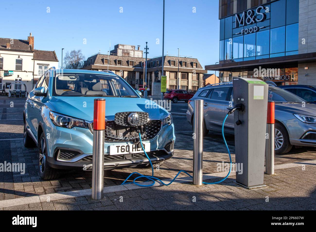 2020 Blue mg ZS EXCLUSIVE all-electric connected to ROLEC Free to Use ...