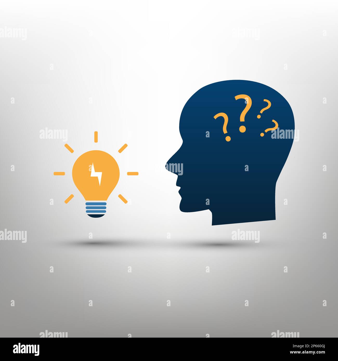 New Possibilities, Opportunities, Ideas - Vector Illustration of Idea Symbol, Icon Concept ...