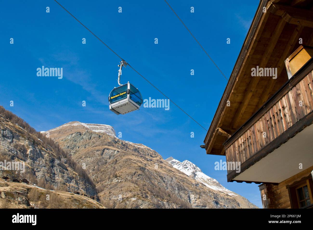 Cableway, Zermatt, Switzerland Stock Photo - Alamy