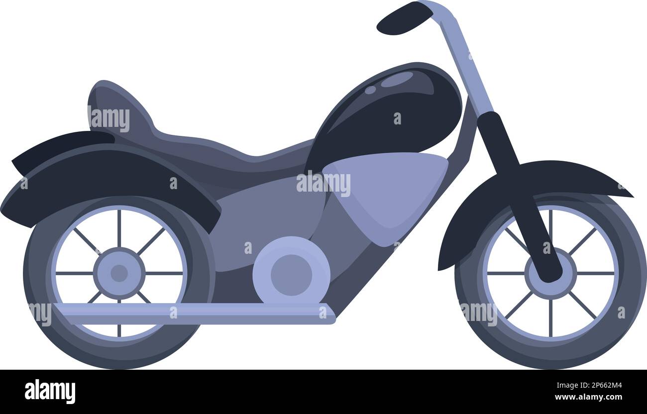 Chopper icon cartoon vector. Bike road. Rider motor Stock Vector Image ...