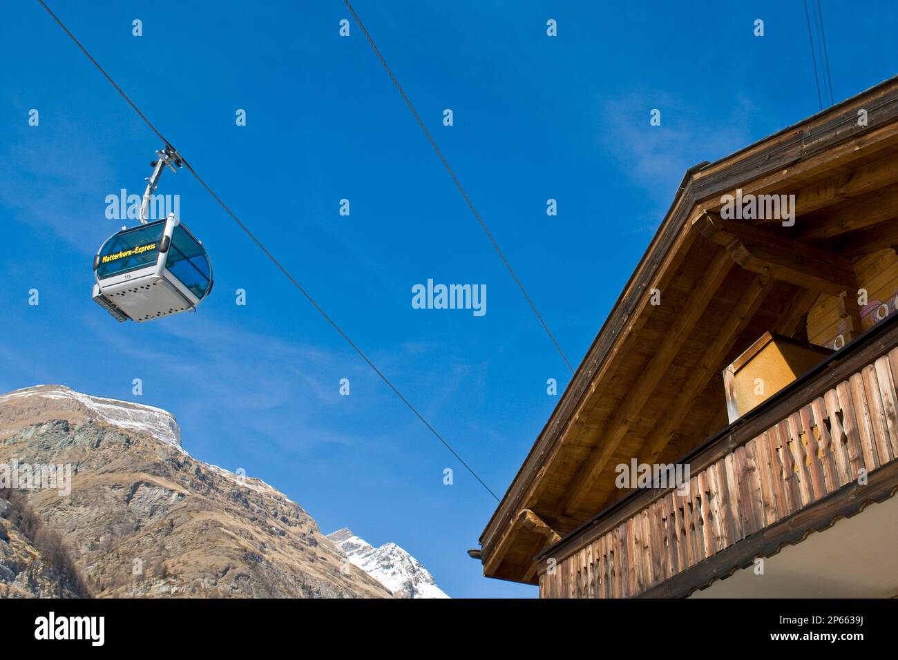 Cableway, Zermatt, Switzerland Stock Photo - Alamy