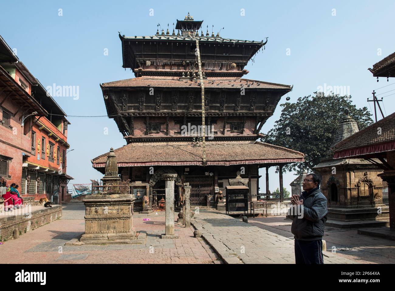 Nepal, Kirtipur, Temple Stock Photo - Alamy