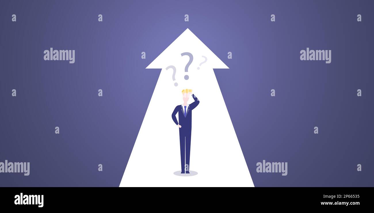 Choice, Way, Direction Design Concept - Decisions, Businessman Choosing ...