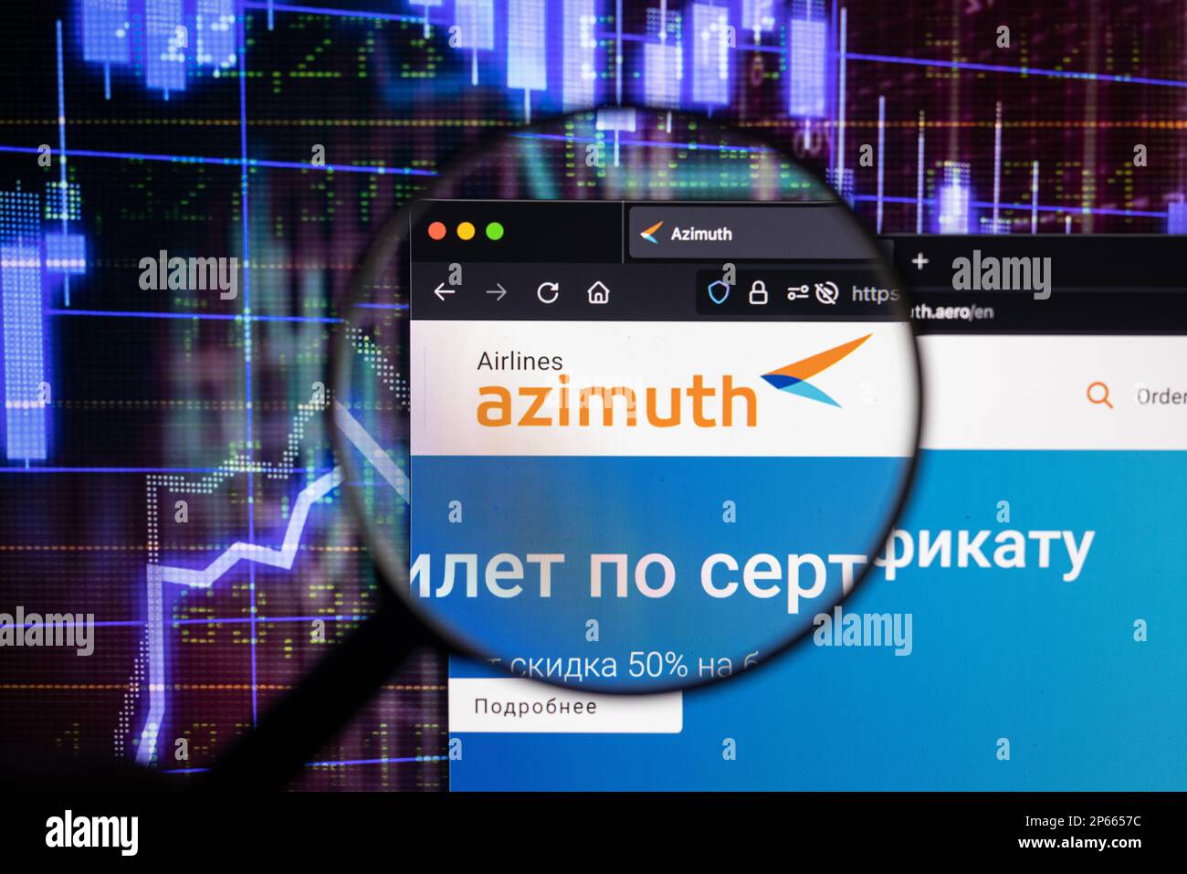 Azimuth airline hi-res stock photography and images - Alamy