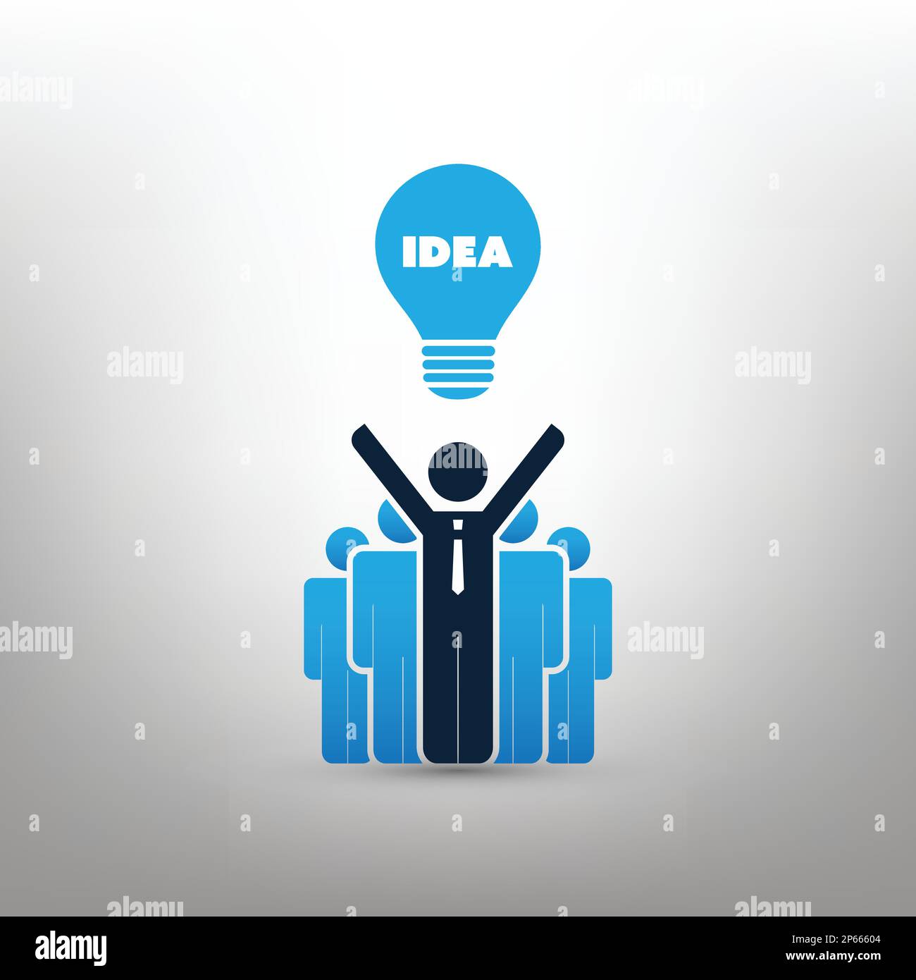 New Possibilities, Hope, Dreams - Businessmen, Happy Leader with Arms ...