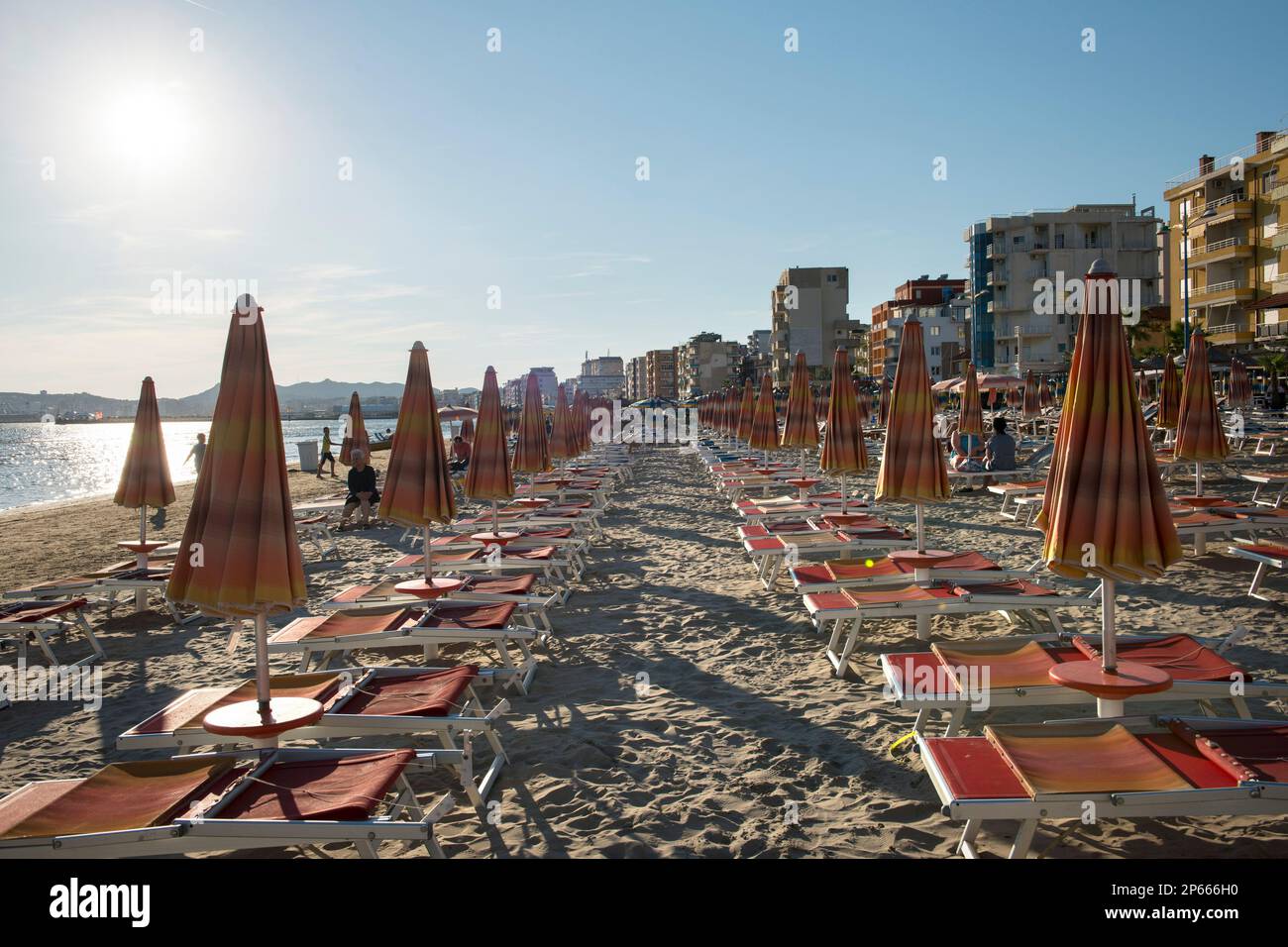 Albania, Balkan Peninsula, Durres, Beach Stock Photo - Alamy