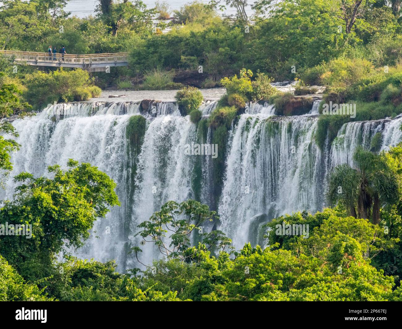 A view from the lower circuit at Iguazu Falls, UNESCO World Heritage ...