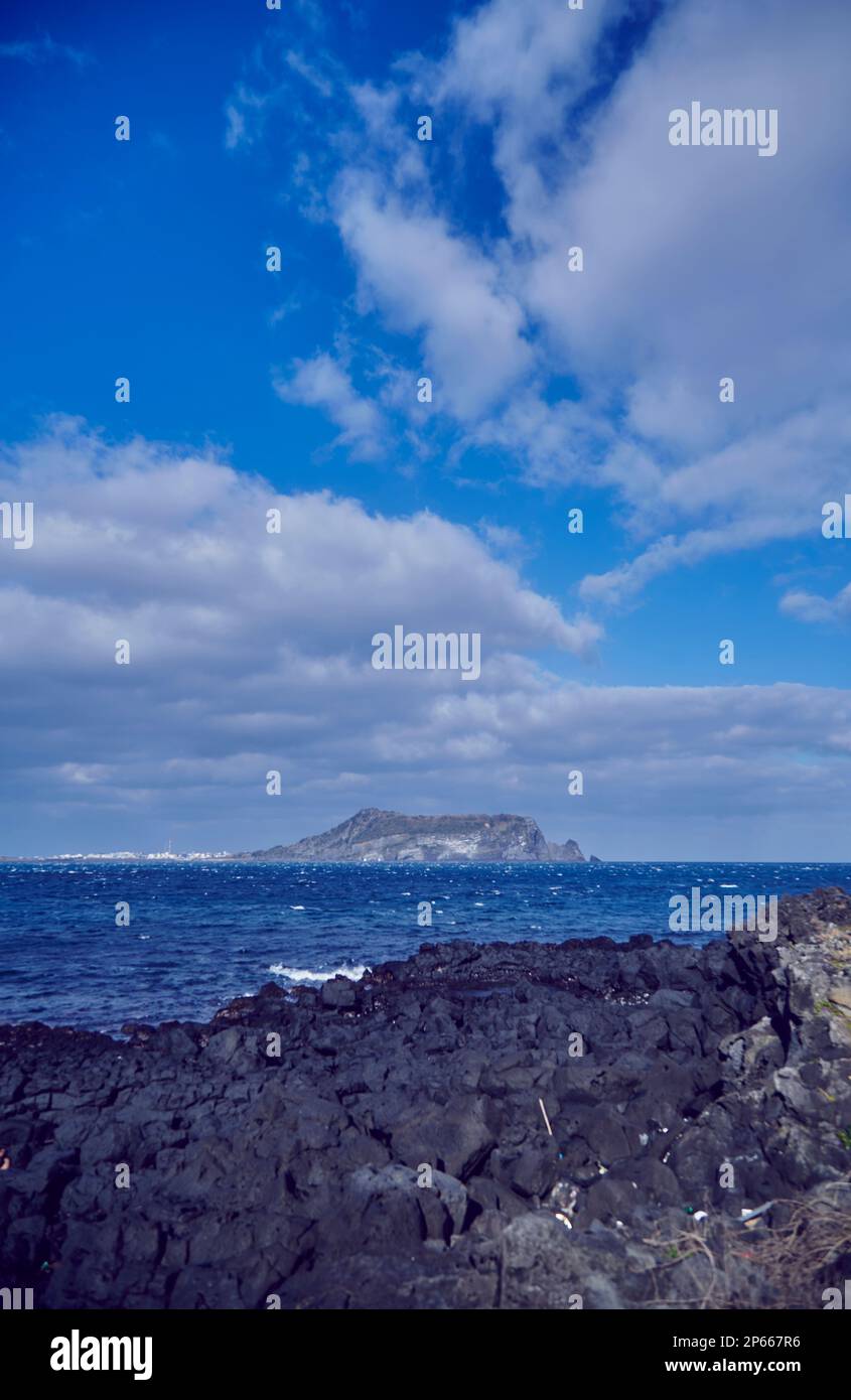 Haenyeo, the female divers in the Jeju island, South Korea Stock Photo ...