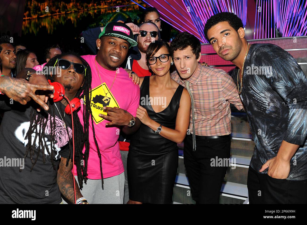 LOS ANGELES, CA - SEPTEMBER 6: Lil Wayne, Rashida Jones, Andy Samberg ...