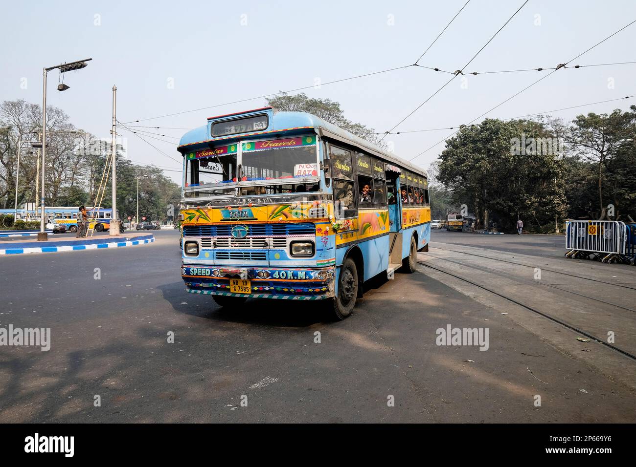 India, Kolkata, public transport Stock Photo - Alamy