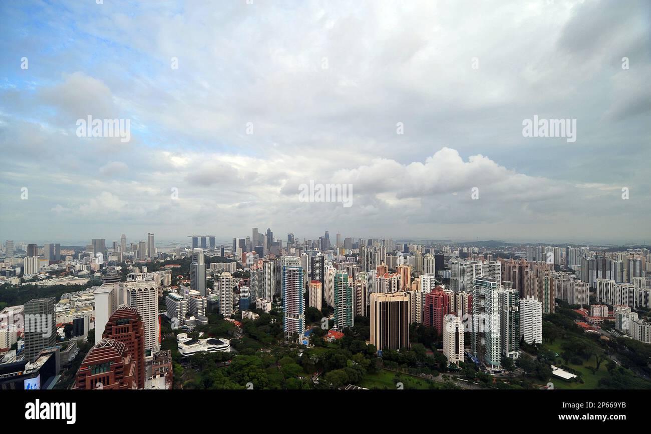 High-rise buildings, skyscrapers, office towers and condominium ...