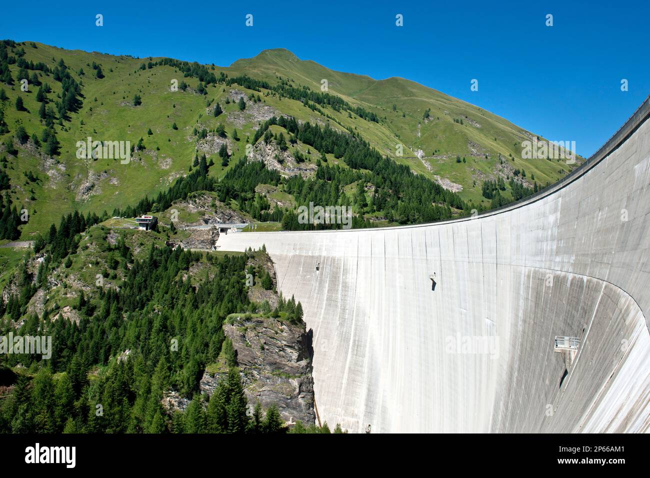 Switzerland, Canton Ticino, Luzzone dam Stock Photo - Alamy
