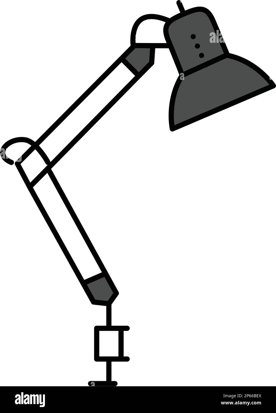 work table lamp color icon vector illustration Stock Vector Image & Art ...