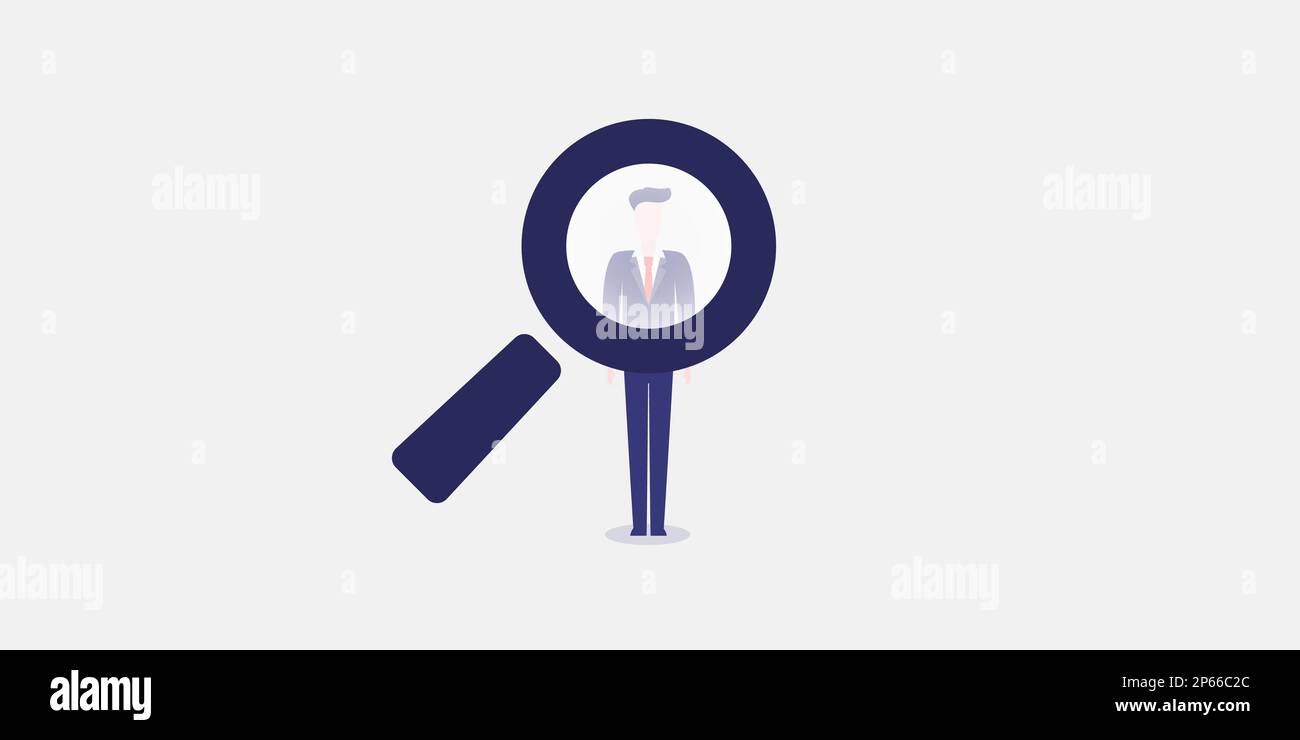 Human Resources - Personal Audit - Headhunter or Hiring Symbol Design ...
