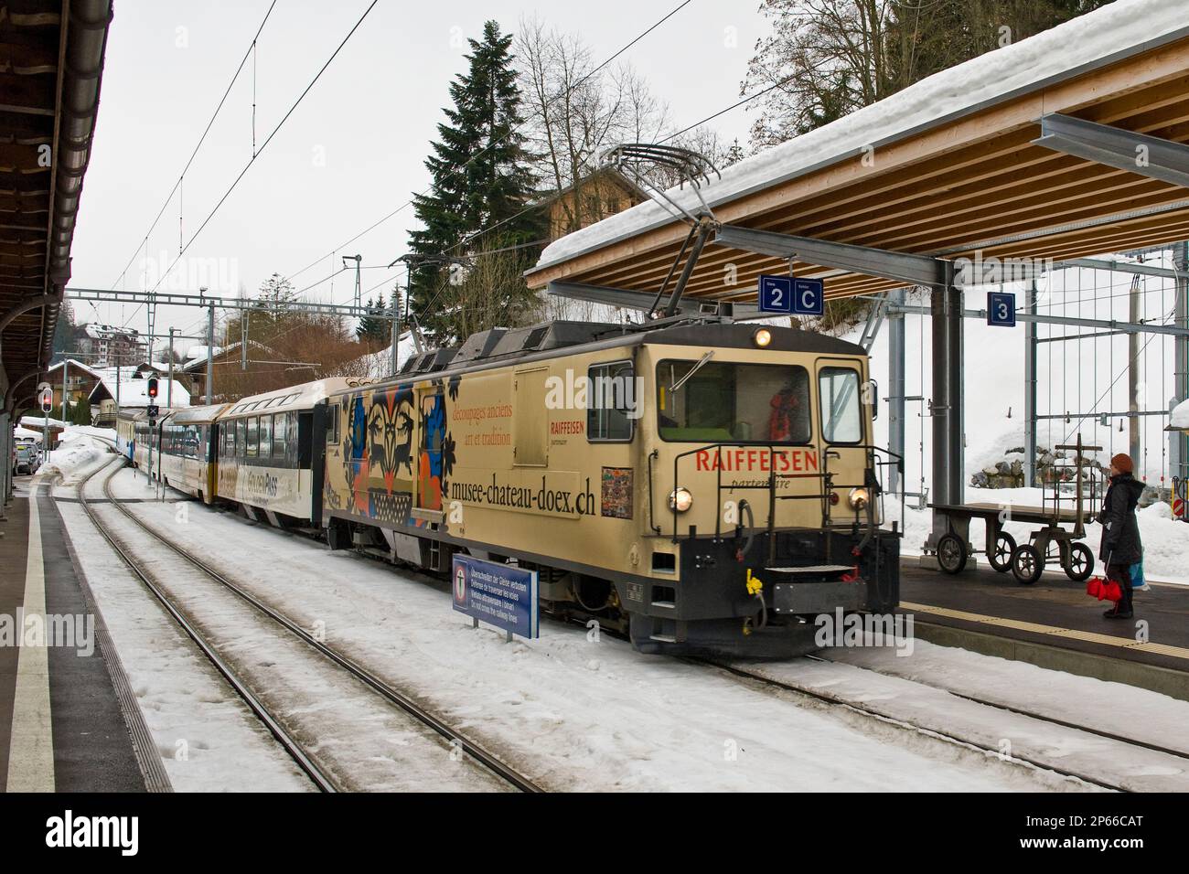 Switzerland train gstaad hi-res stock photography and images - Alamy