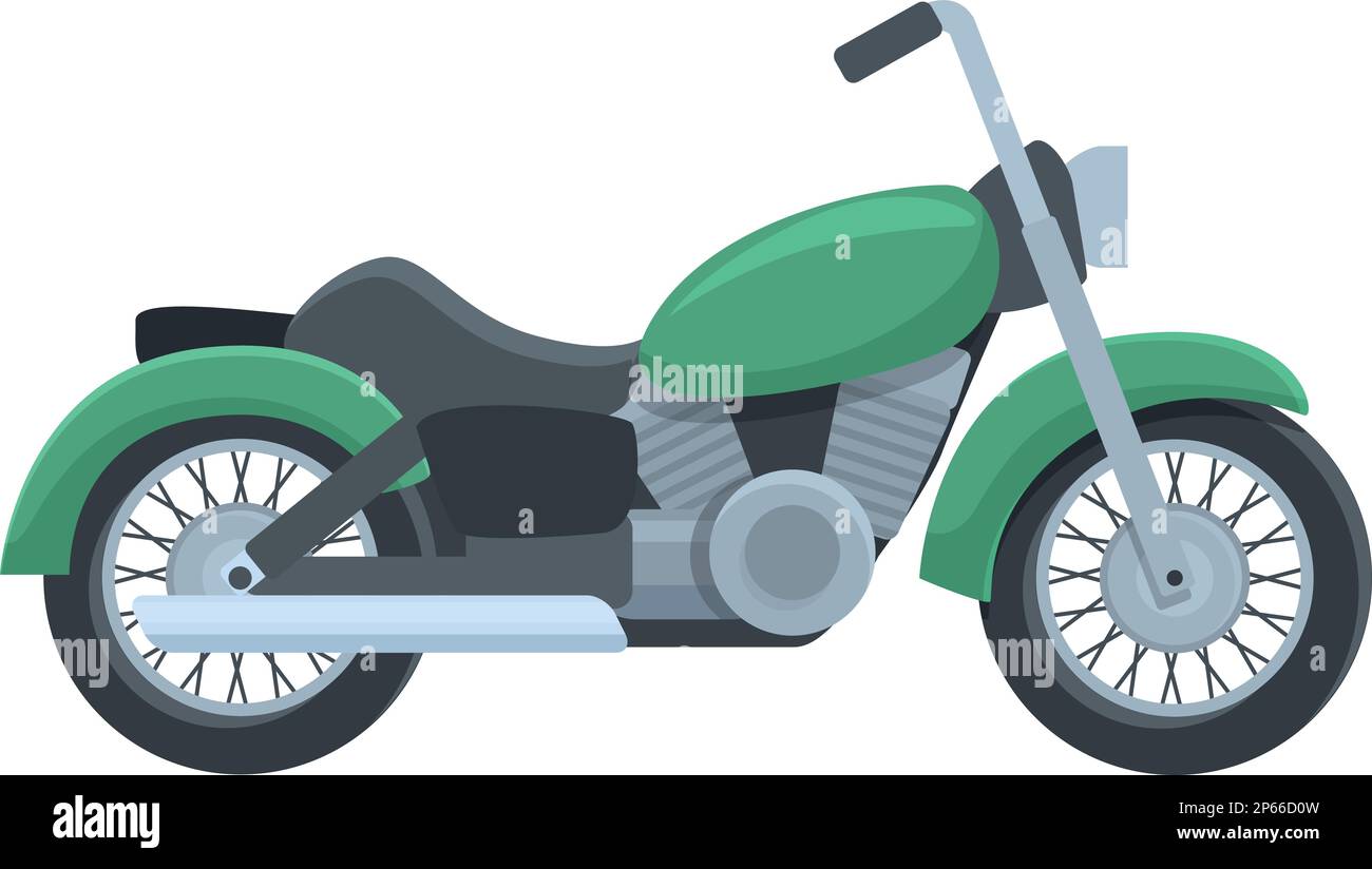 Monochrome chopper icon cartoon vector. Bike rider. Motor ride Stock ...