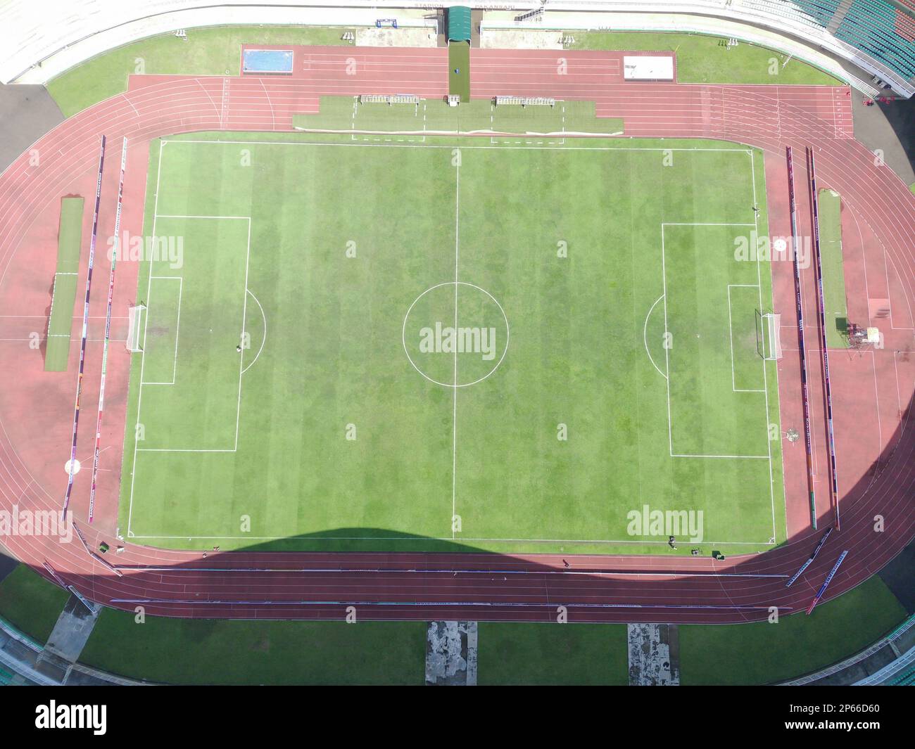 Aerial view pakansari stadium on hi-res stock photography and images ...