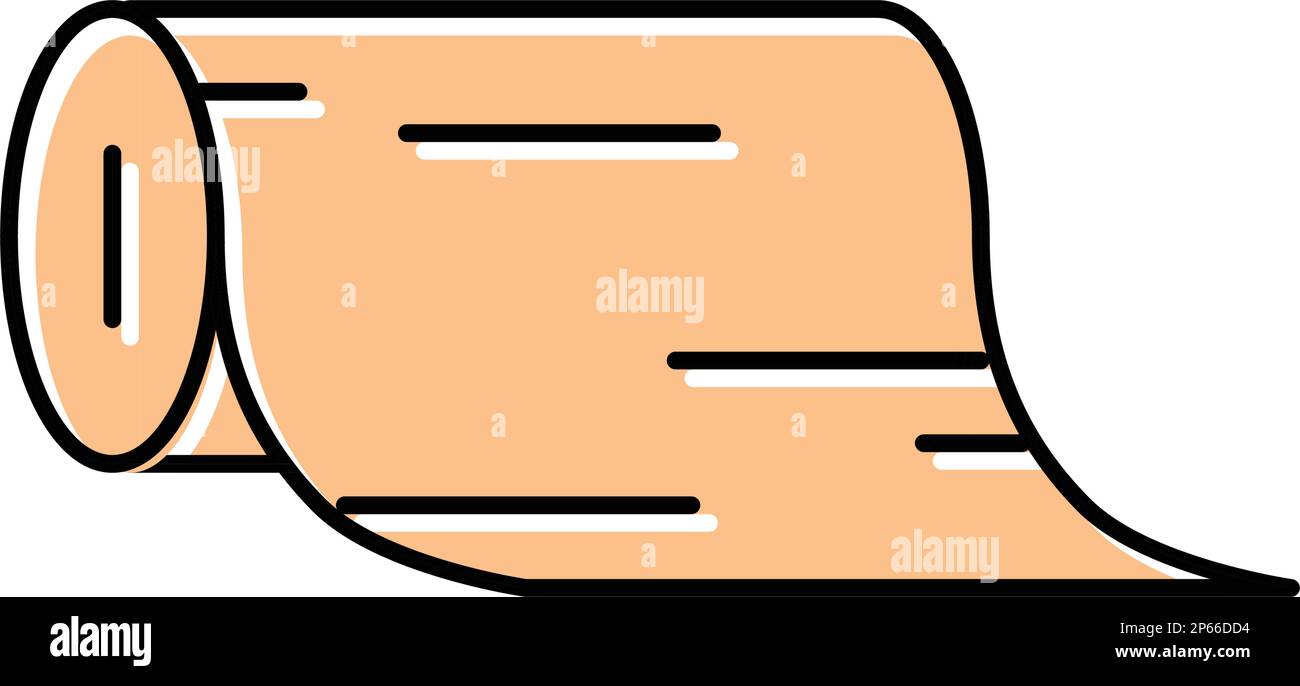 butcher paper color icon vector illustration Stock Vector Image & Art ...