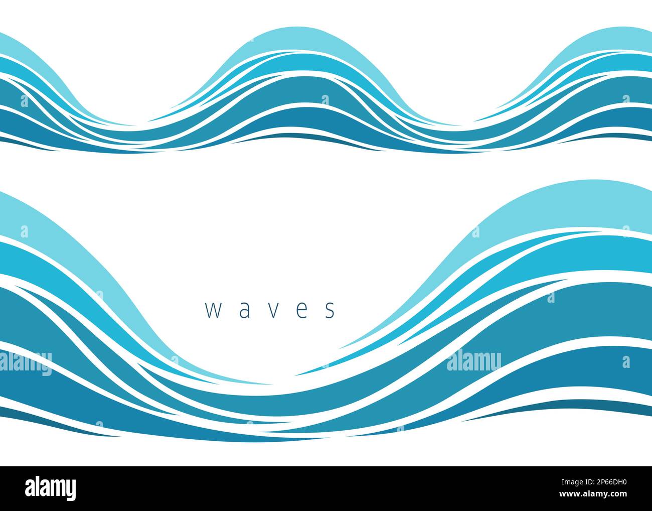 Vector blue marine pattern. Stylized design Stock Vector Image & Art ...