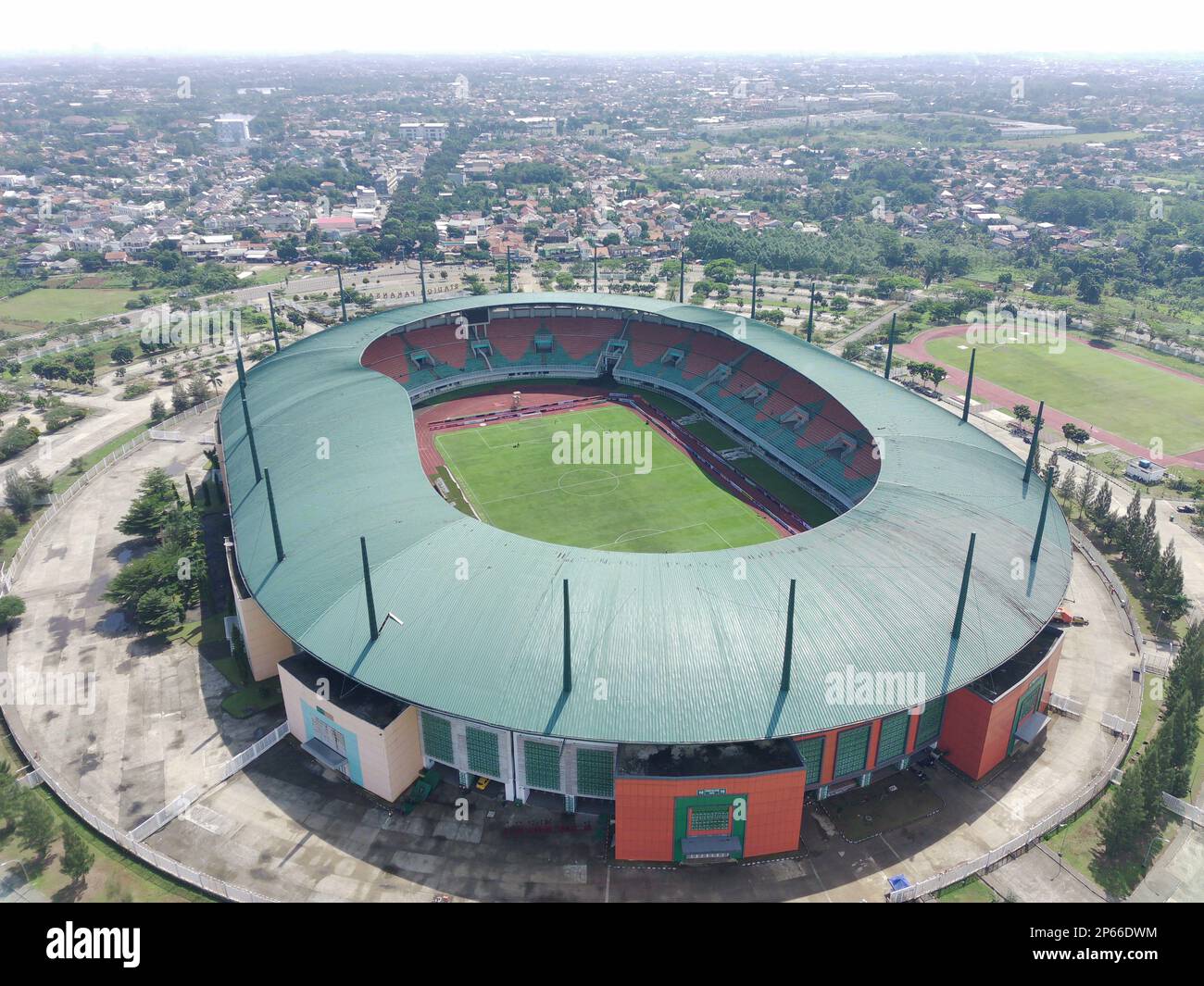 Aerial view pakansari stadium on hi-res stock photography and images ...