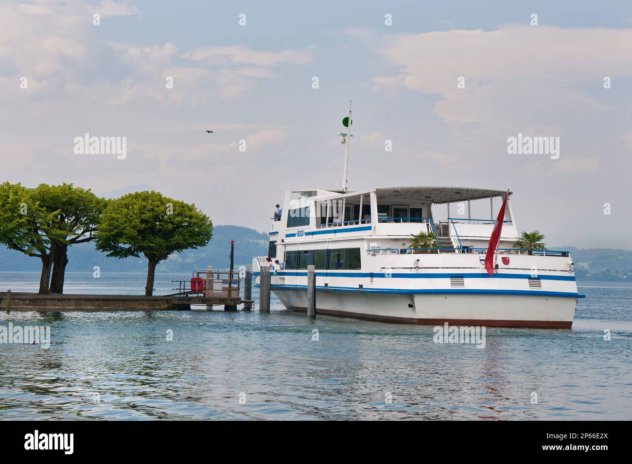 Switzerland, Canton Zug, Zug, Zug lake, boat Stock Photo - Alamy