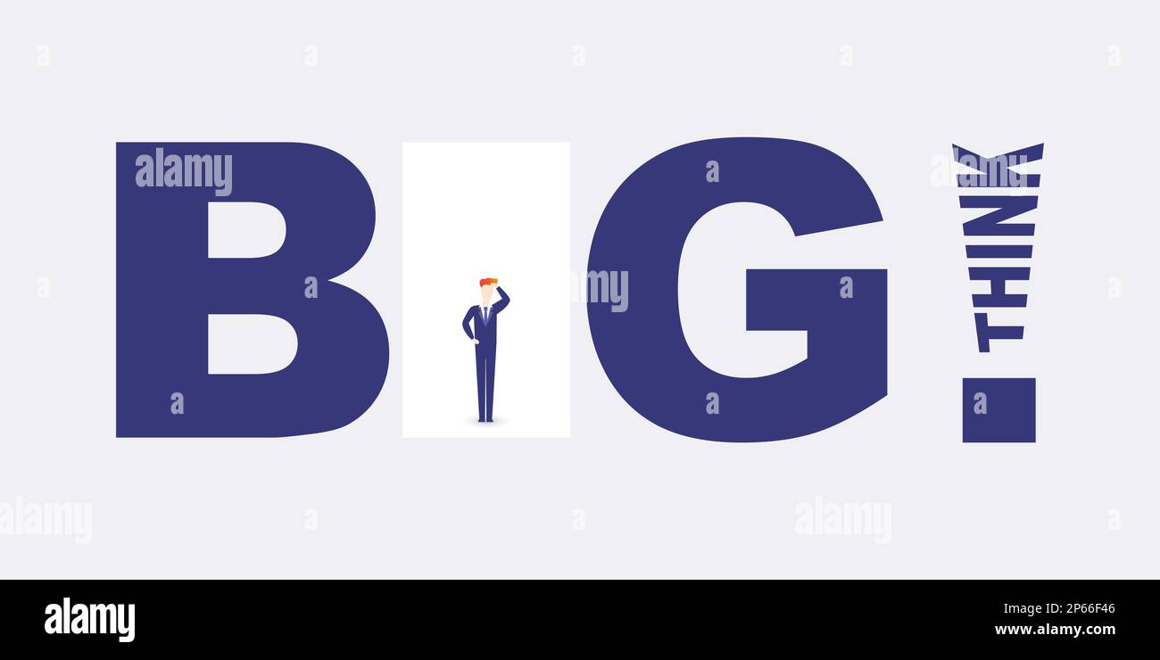 Think Big! - Motivational Graphic Design - Typography, Lettering with ...